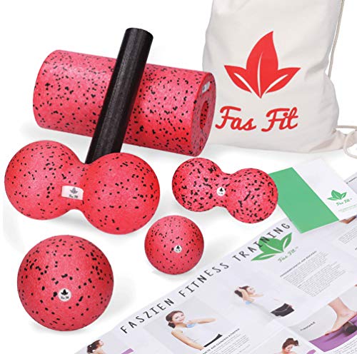 Fas Fit Faszienrolle - Foam Roller Set 6teilig - Massagerollen ...